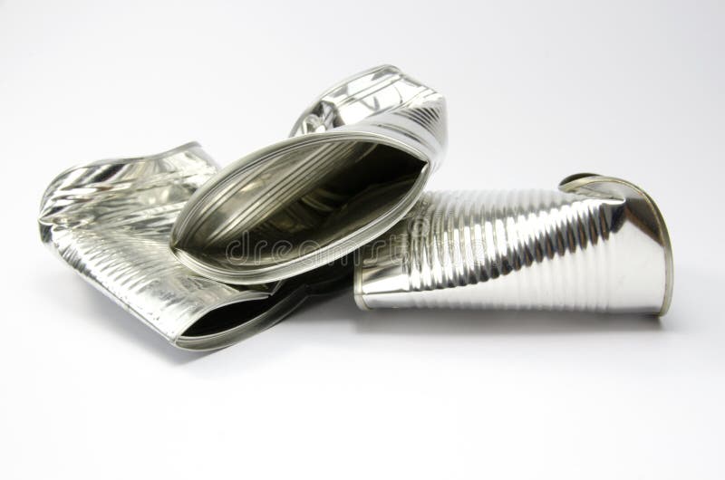 Dented tin can stock photo. Image of opened, dented, white - 25971180