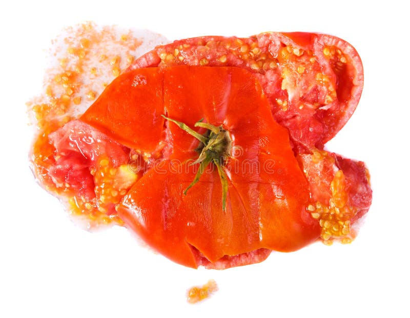 Crushed tomatoes stock image. Image of isolated, bright - 58358067