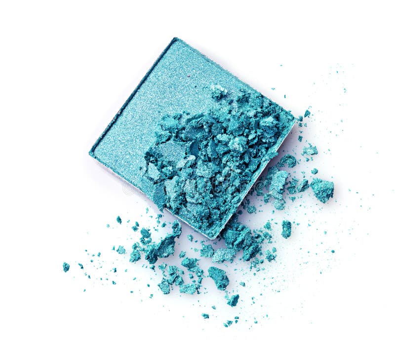 Crushed Turquoise Eye Shadow Stock Image - Image of beautiful, shadow ...