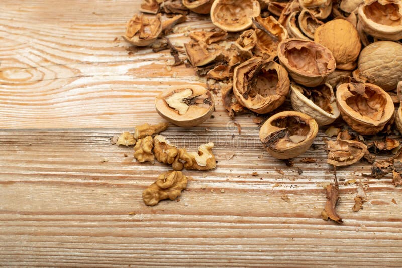 Crushed Walnuts Texture Background Stock Image - Image of concept ...