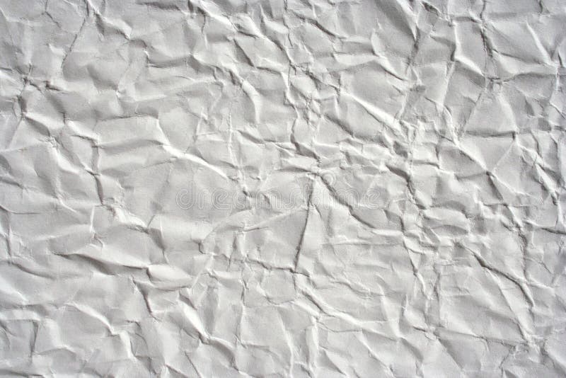 A Wrinkled Paper Texture Background. The Texture Of The Crushed Sheet ...