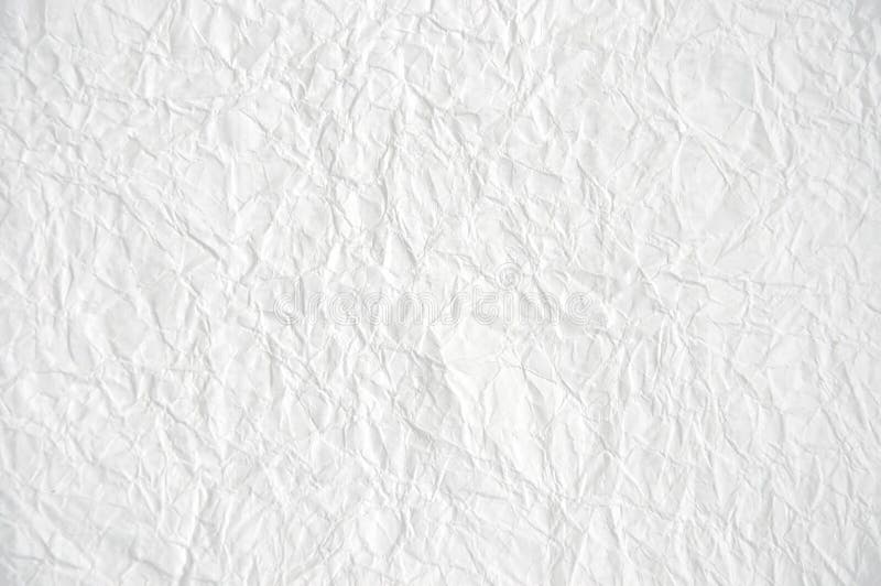 Crushed White Paper Texture. Stock Photo - Image of sheet, flat: 9421606