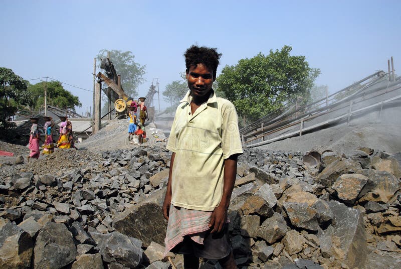 Crusher mine in India editorial photo. Image of india - 20119286