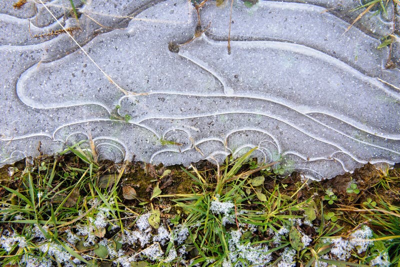 Crust of ice. stock image. Image of frozen, coldness - 61198857