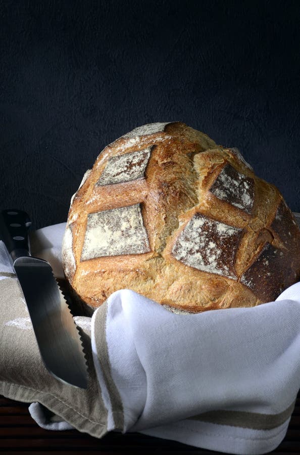 Crusty bread stock image. Image of brown, healthy, crusty - 29583097