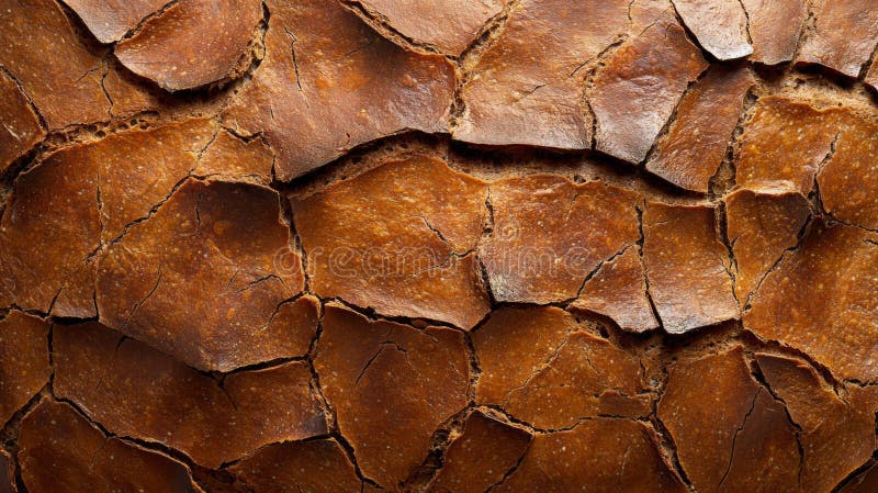 Crusty Brown Bread Surface Close Up Texture Stock Illustration ...