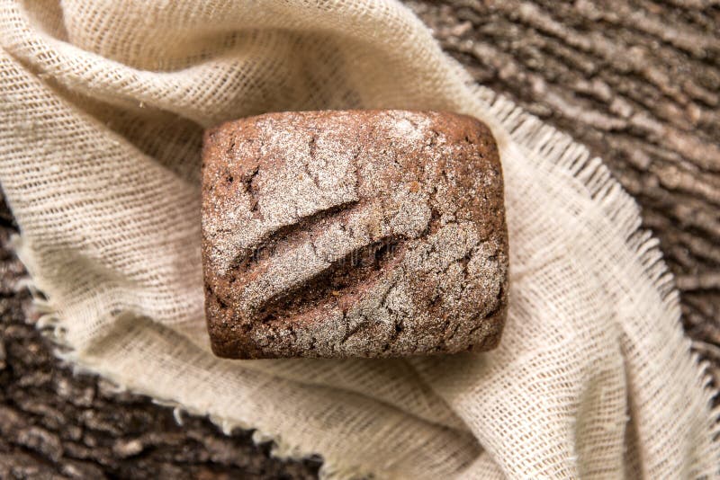 Crusty Fresh Homemade Rye Bread Stock Image - Image of ears, bakery ...
