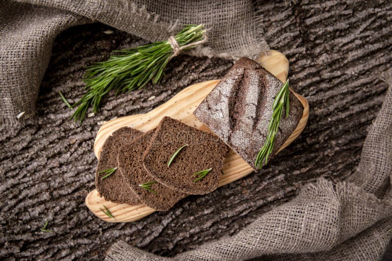 Crusty Fresh Homemade Rye Bread Stock Photo - Image of flour, field ...