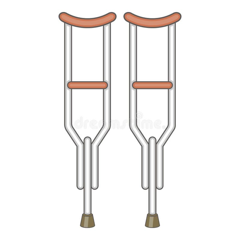 Crutches Icon, Outline Style Stock Vector - Illustration of crutches ... Crutches Icon, Outline Style Stock Vector - Illustration of crutches ...