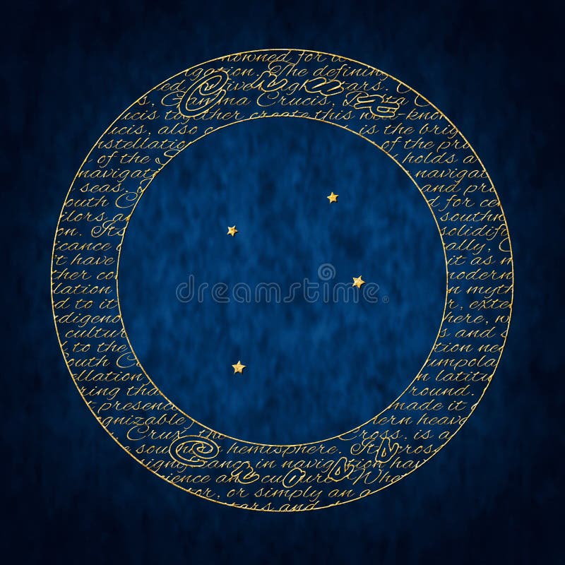 Crux Star Constellation, Crucis Stock Photo - Image of science, deep ...