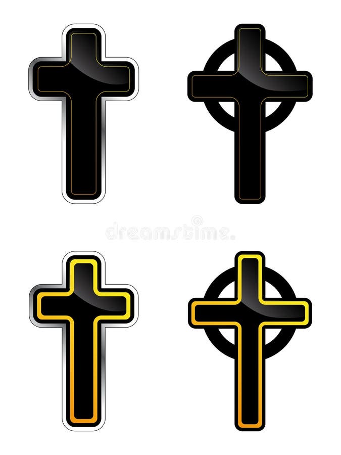 Cruz ilustración del vector. Ilustración de gente, folclore - 4330367