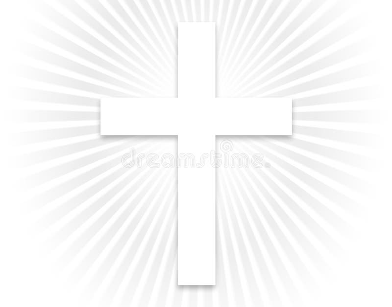 Cruz blanca - más grande stock de ilustración. Ilustración de cristiano ...