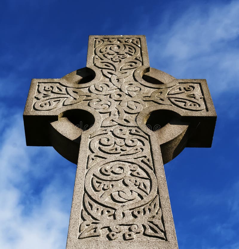 Cruz Celta Na Catedral De Kilfenora, Irlanda Imagem de Stock - Imagem ...