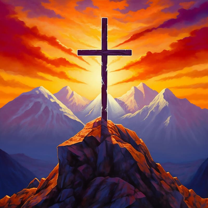 Cruz de jesus christ imagen de archivo. Imagen de fondo - 281368849