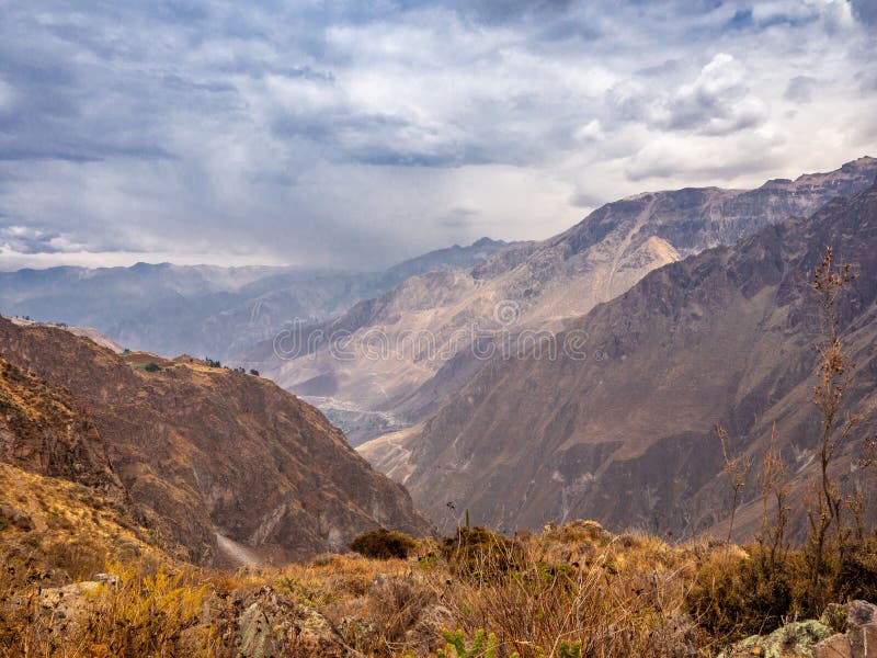 Cruz Del Condor, Colca Canyon, Peru Stock Photo - Image of observing ...