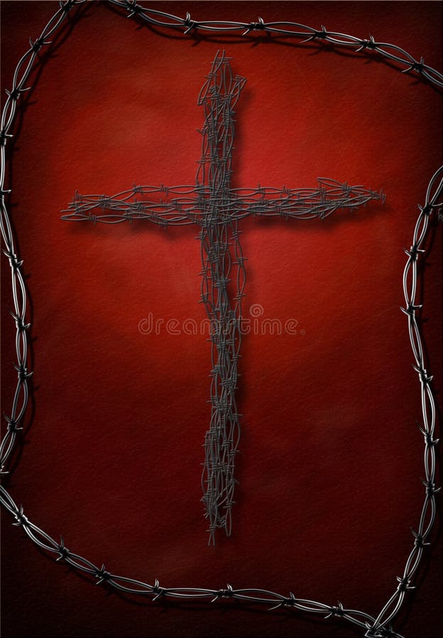 Cruz en rojo imagen de archivo. Imagen de santo, alma - 2779867