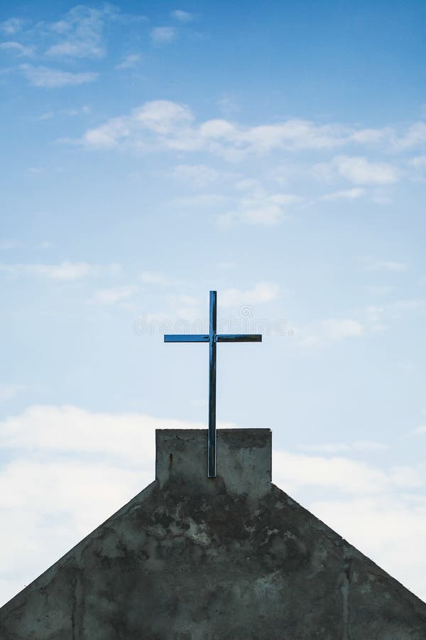 Cruz negra foto de archivo. Imagen de brillo, todopoderoso - 55234462