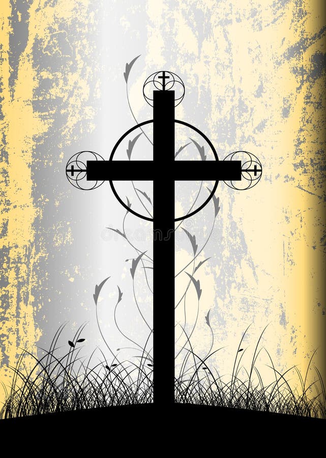 Cruz sucia ilustración del vector. Ilustración de sacrificio - 22923707