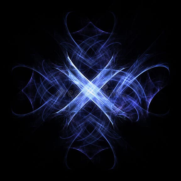 Cruz X stock de ilustración. Ilustración de enérgio, caliente - 823072