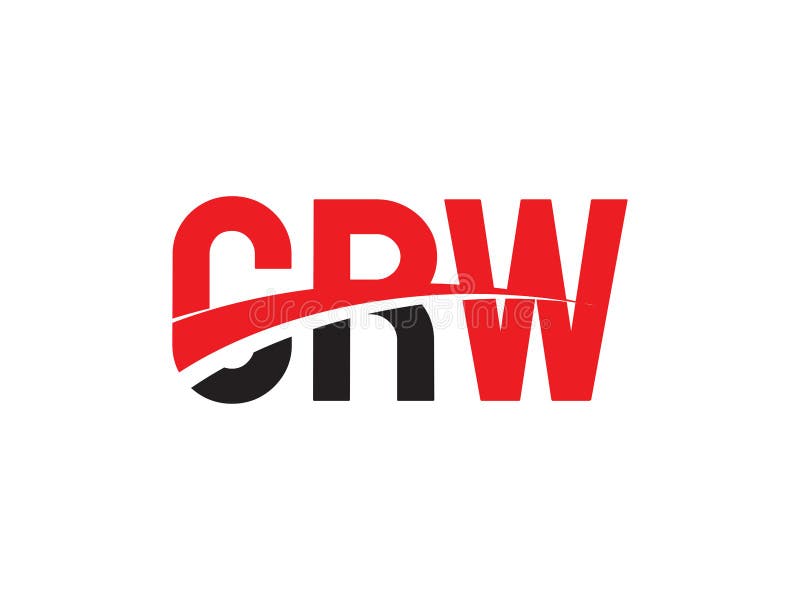 CRW Letter Initial Logo Design Vector Illustration Stock Vector ...