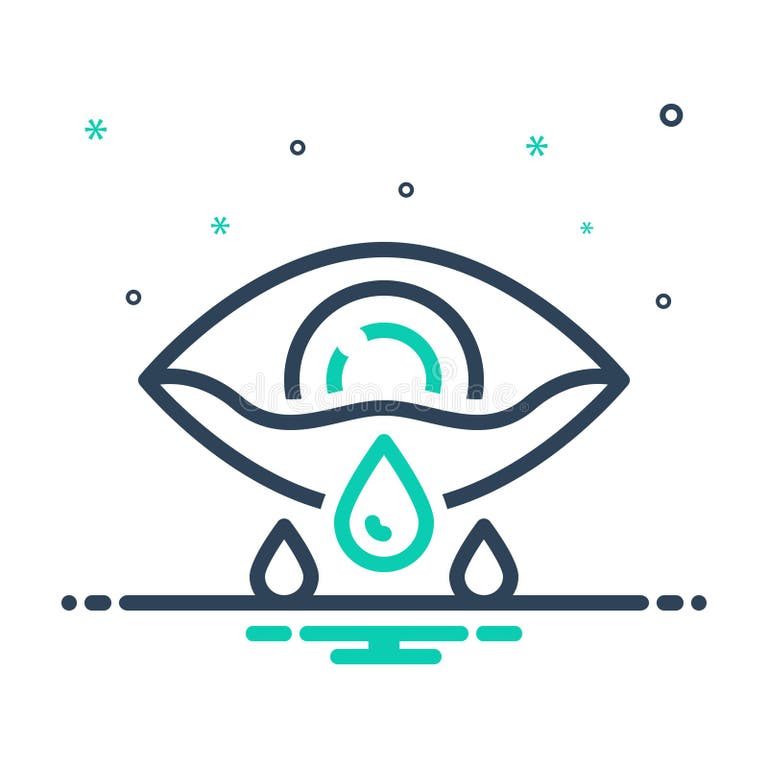 Mix Icon for Cry, Eyeball and Weep Stock Vector - Illustration of icon ...