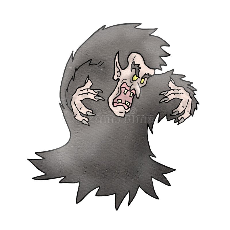 Cry monster stock illustration. Illustration of green - 103000341