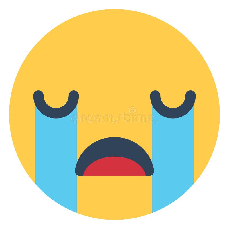 Cry, Sad Face Vector Icon Fully Editable Stock Vector - Illustration of ...