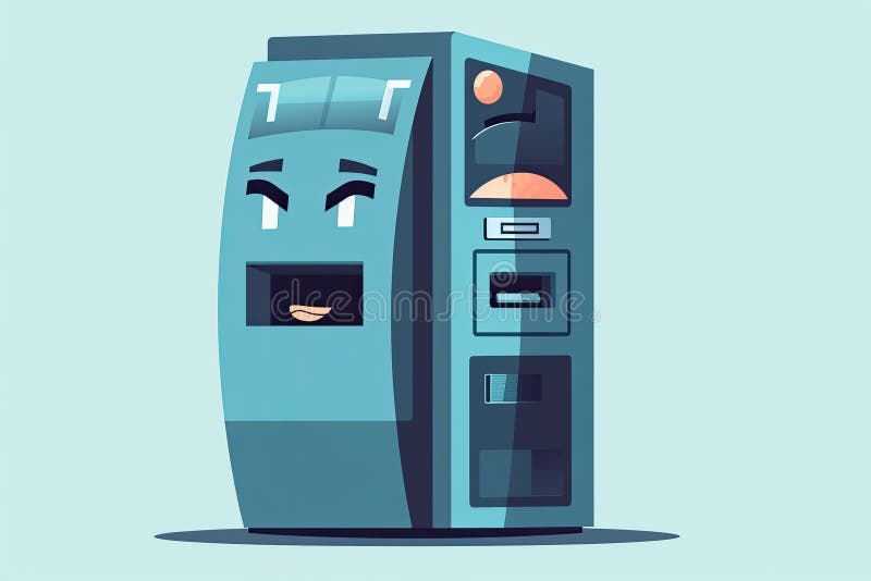 Crying ATM Machine is Crying because Cannot Get Money Out, Bank Run ...