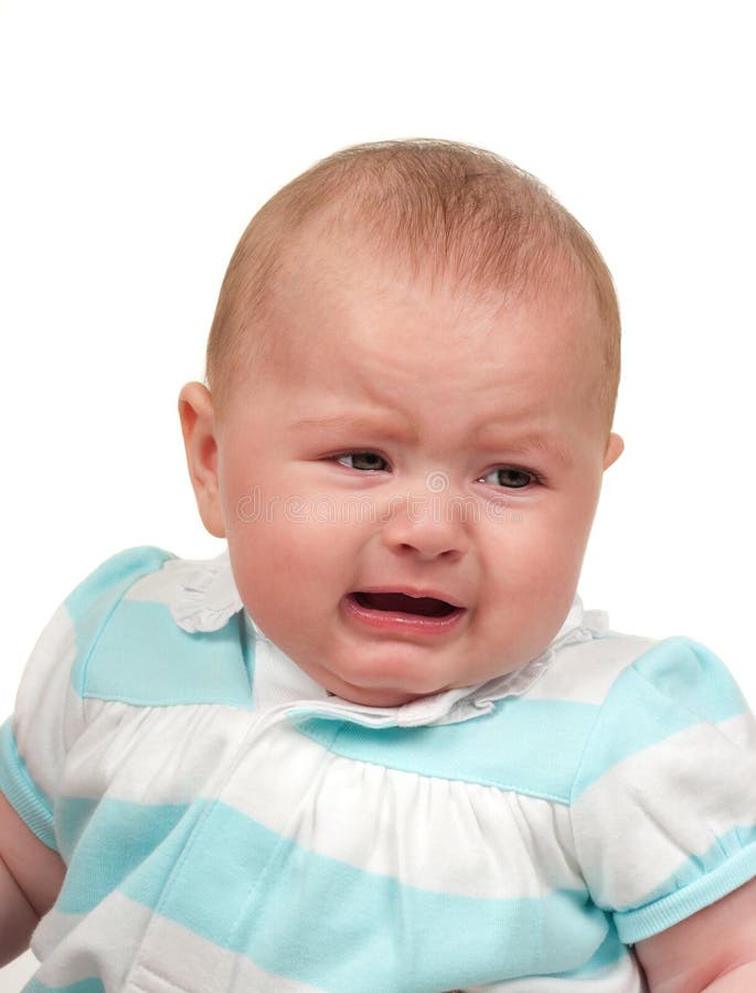 Crying baby stock photo. Image of face, compassion, newborn - 255876