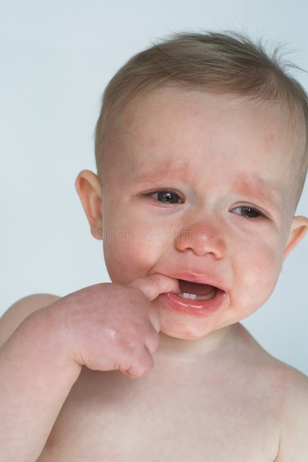 Crying sad baby stock photo. Image of angry, toddlers - 6267664