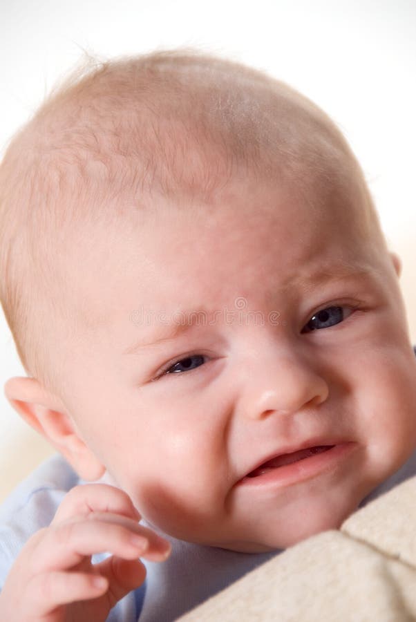 Crying baby stock photo. Image of child, portrait, complain - 2423806