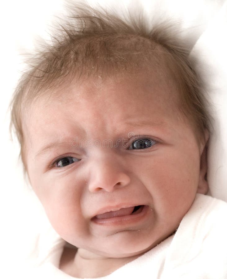 Crying Baby stock image. Image of unhappy, portrait, expression - 24344607