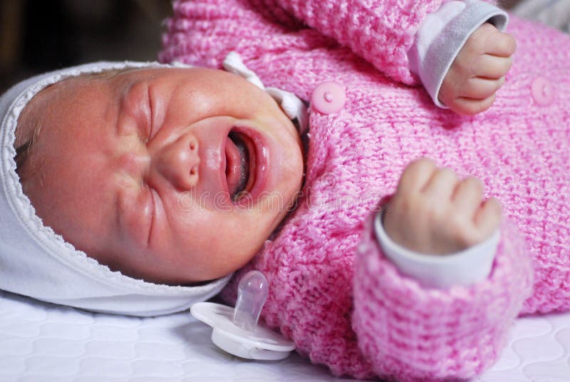 Crying baby stock photo. Image of cheek, crying, infant - 4478334