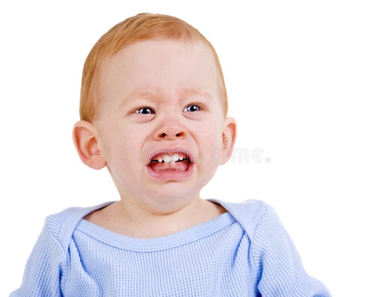 Crying baby stock image. Image of painful, expression - 7131253