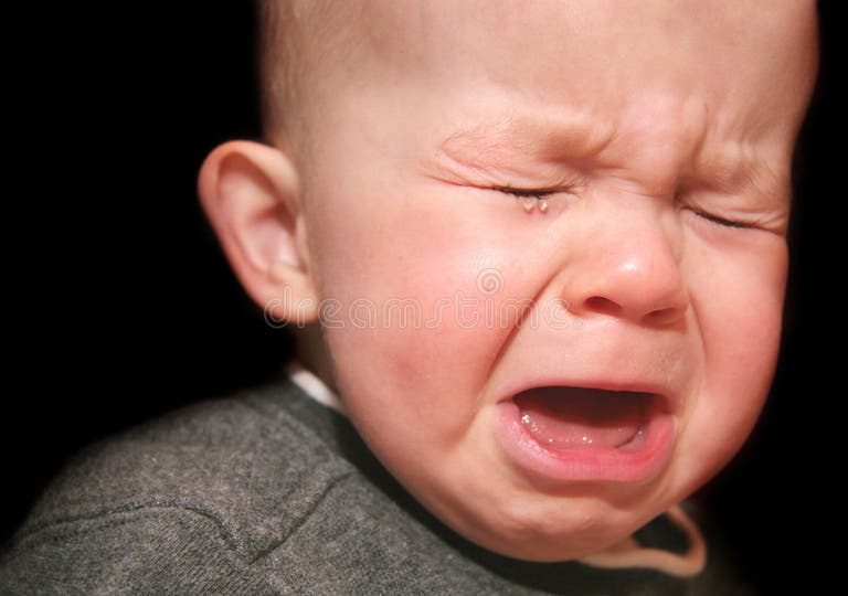 Crying Baby stock image. Image of pout, crying, tears, lips - 802763