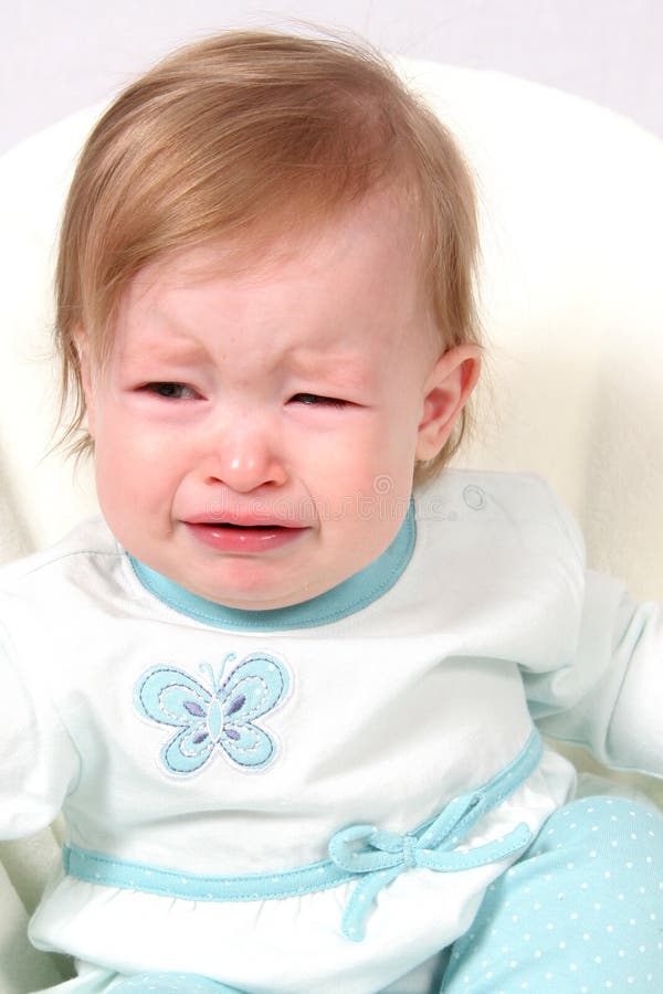 Crying Baby stock image. Image of pout, crying, tears, lips - 802763