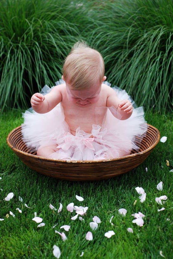 Crying Ballet Baby - Vertical Stock Image - Image of girl, sadness: 5996185