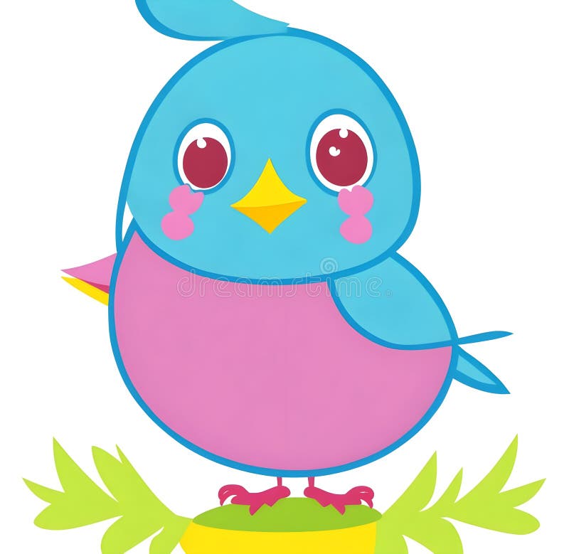 Crying Bird in Tears Vector Art Stock Illustration - Illustration of diagram, tears: 307928602