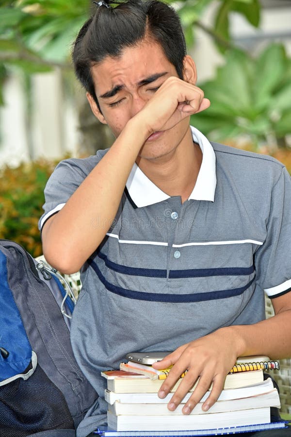 Crying Boy Student stock image. Image of emotion, crying - 132244897