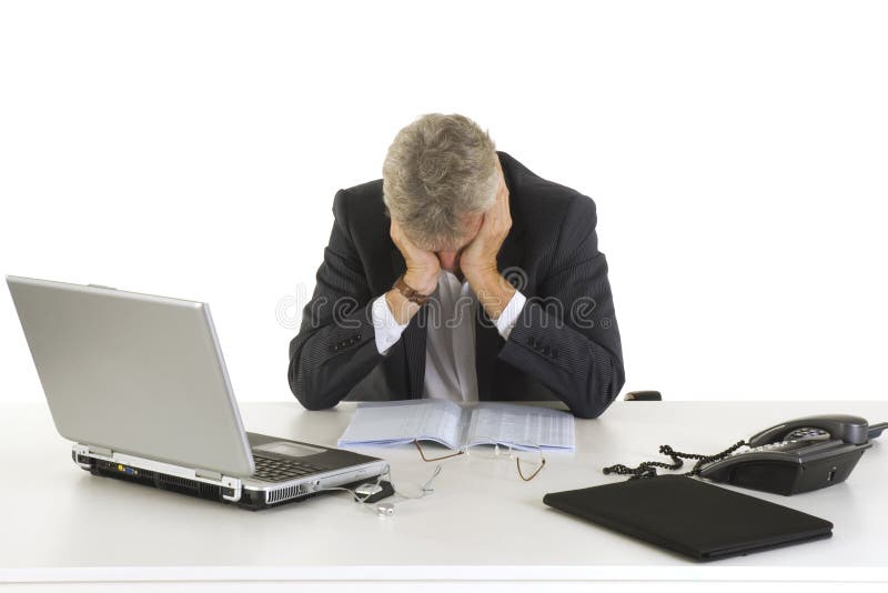 Crying ceo stock photo. Image of sorrow, workingplace - 3402884