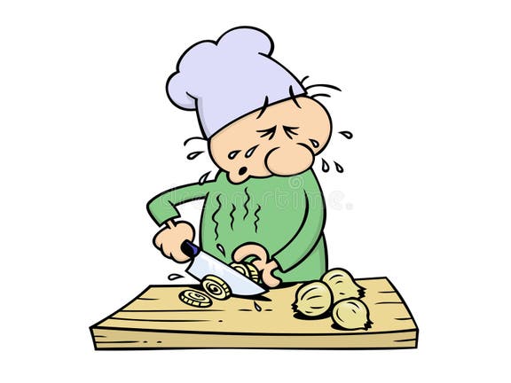 Crying chef stock illustration. Illustration of kitchen - 13187279