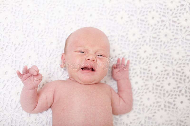 Crying child stock image. Image of clean, life, expression - 12808337