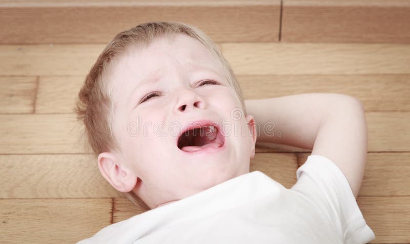 Crying child in tears stock image. Image of grief, annoyed - 39770669
