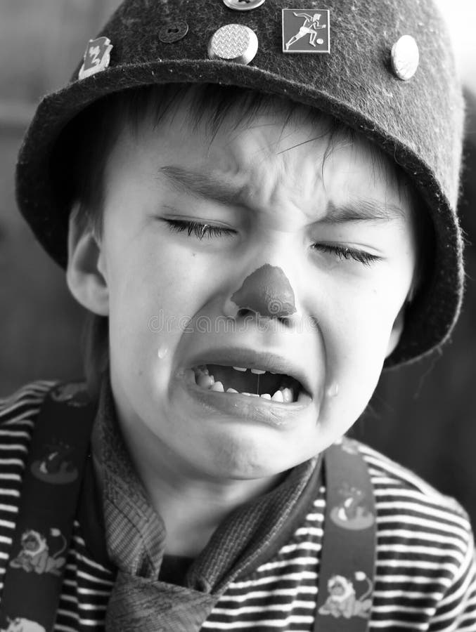 Crying Clown stock image. Image of resentful, emotions - 17494747