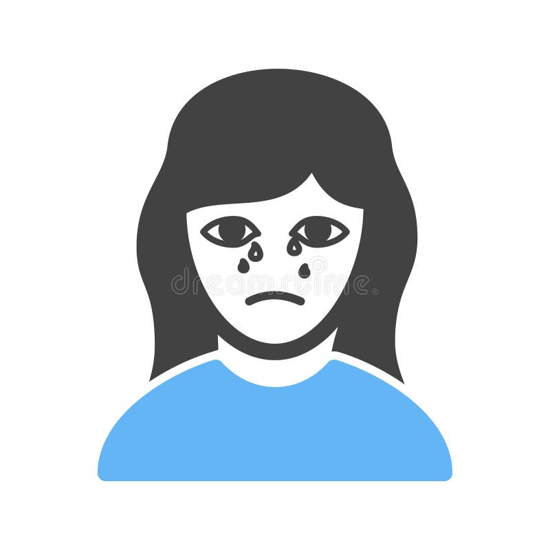 Crying Woman stock vector. Illustration of peoples, relatives - 100322019