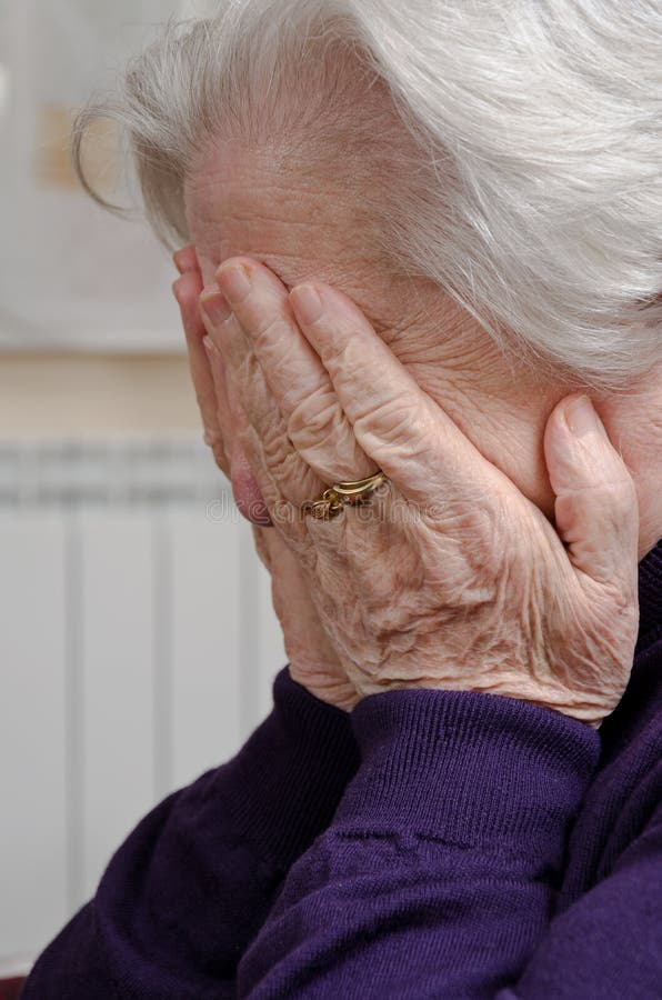 Worried Senior Man stock photo. Image of aging, senior - 3136460