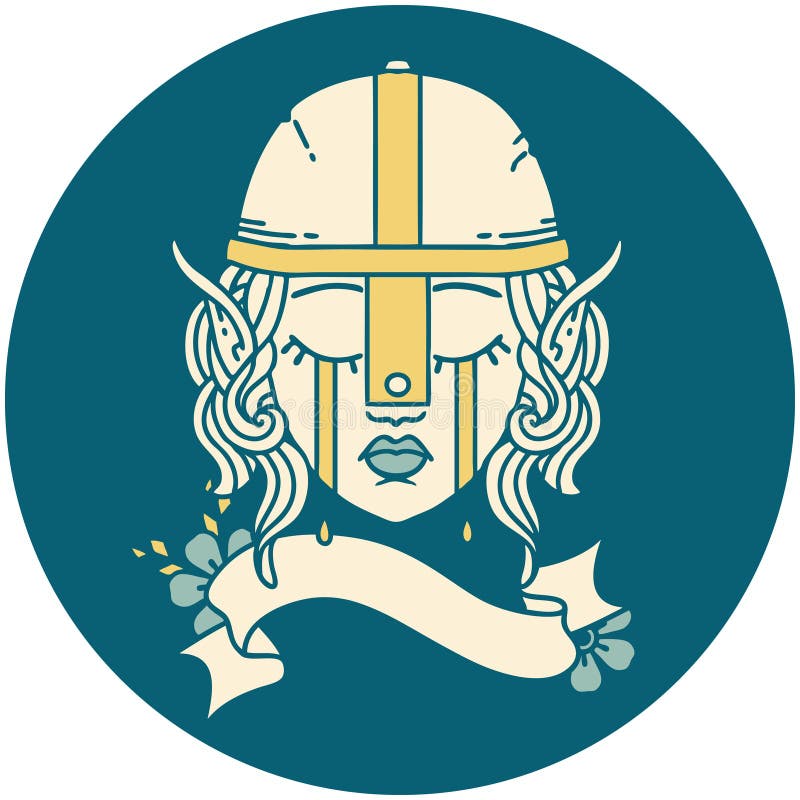 Elf Elven Fighter Warrior Soldier Woman Female Girl Armor Helmet Crying ...