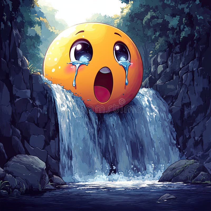 Waterfall Emoji Stock Illustrations – 15 Waterfall Emoji Stock ...