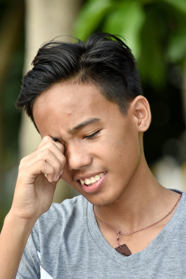 Crying Filipino Boy Student Stock Photo - Image of hurt, sadness: 146641874