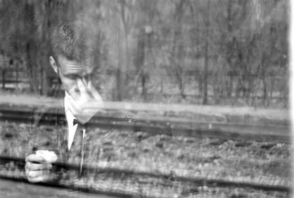 Crying ghost stock image. Image of railway, human, people - 7272747